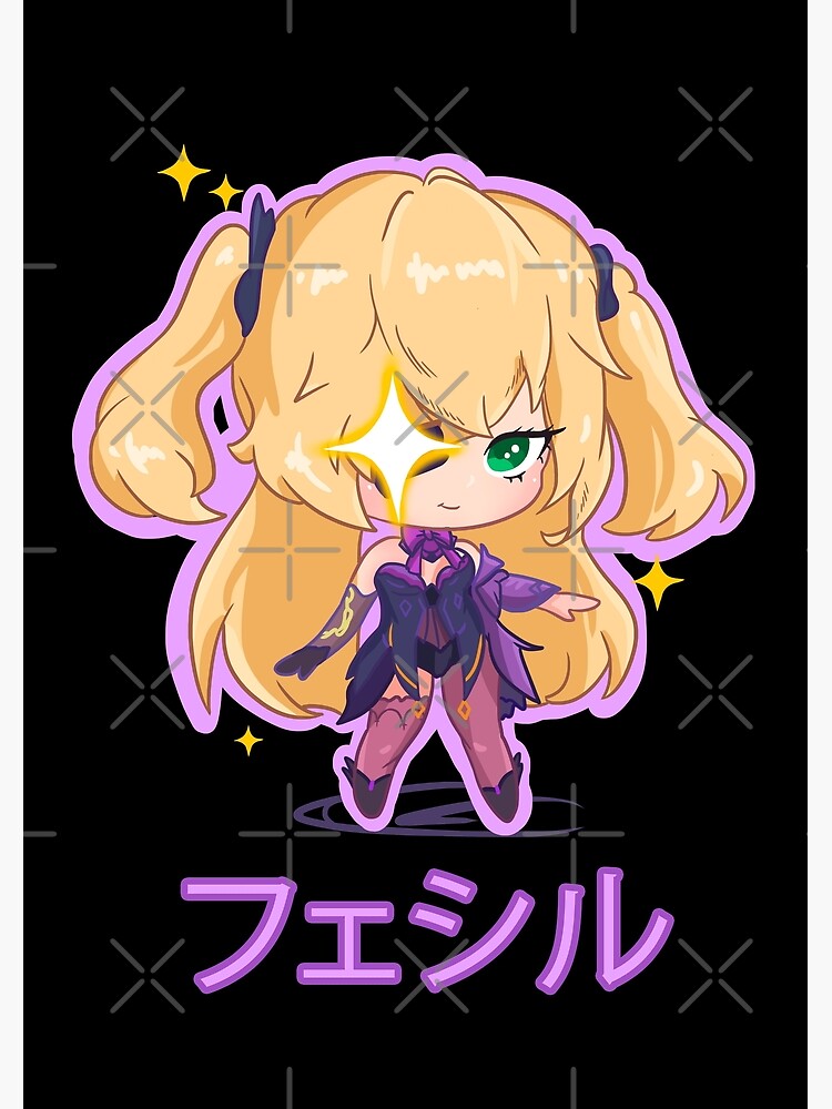 Póster «Genshin Impact Fischl chibi» de HekoRGB | Redbubble