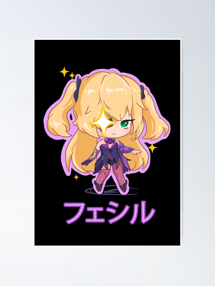 Póster «Genshin Impact Fischl chibi» de HekoRGB | Redbubble