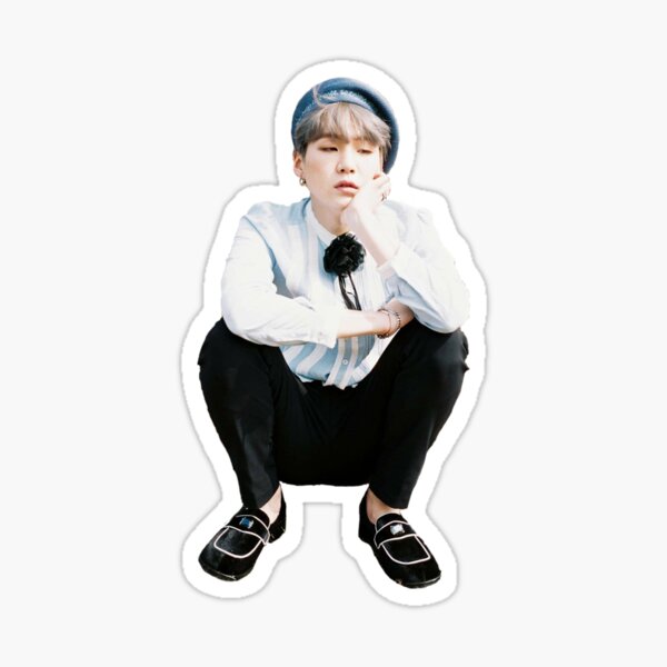 "Suga " Sticker by batteryafter | Redbubble