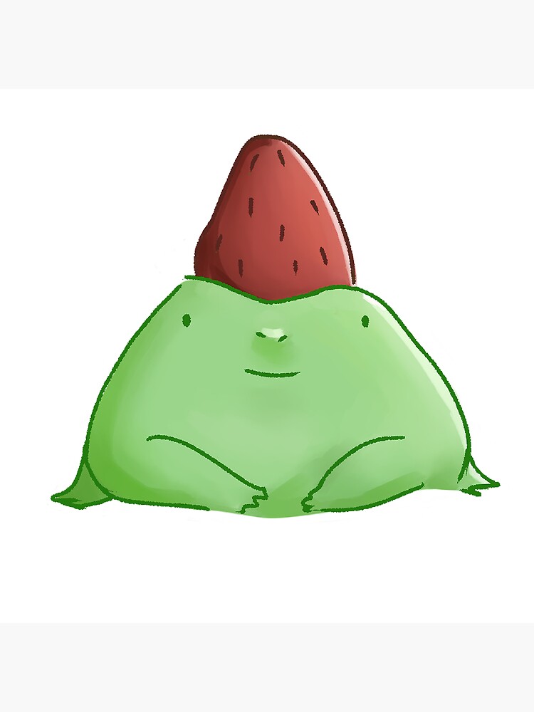 "strawberry frog " Sticker by kneeuh | Redbubble
