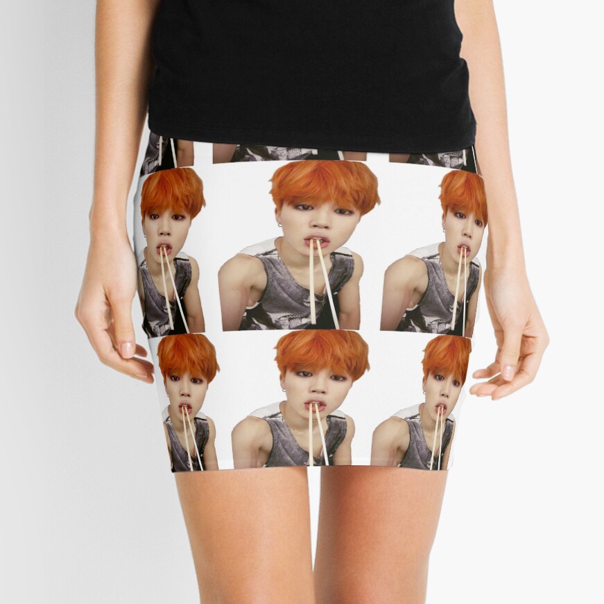 Jimin Mini Skirt For Sale By Batteryafter Redbubble