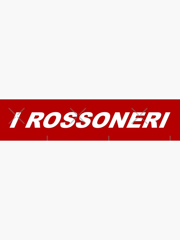 "I Rossoneri" Sticker by nrwahid | Redbubble