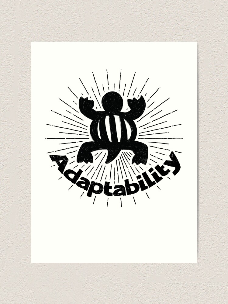 "Denkyem Adaptability Adinkra Symbol" Art Print by isipili | Redbubble