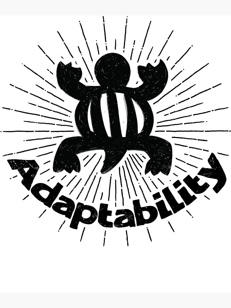 "Denkyem Adaptability Adinkra Symbol" Art Print by isipili | Redbubble