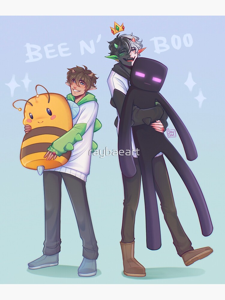 "Bee n’ boo!!" Sticker for Sale by raybaeart | Redbubble