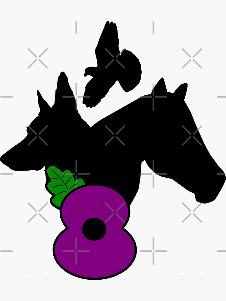 "Purple Poppy" Sticker for Sale by sirglennbo | Redbubble