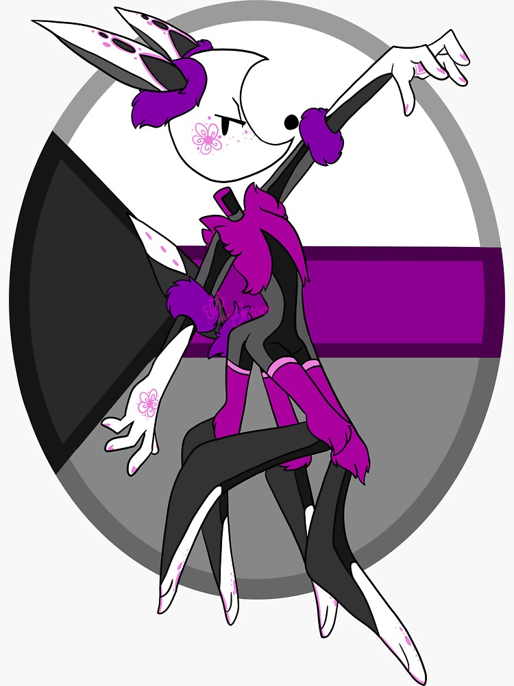"Jebby Demisexual LGBTQ* Pride MonarchSketches Character" Sticker for ...
