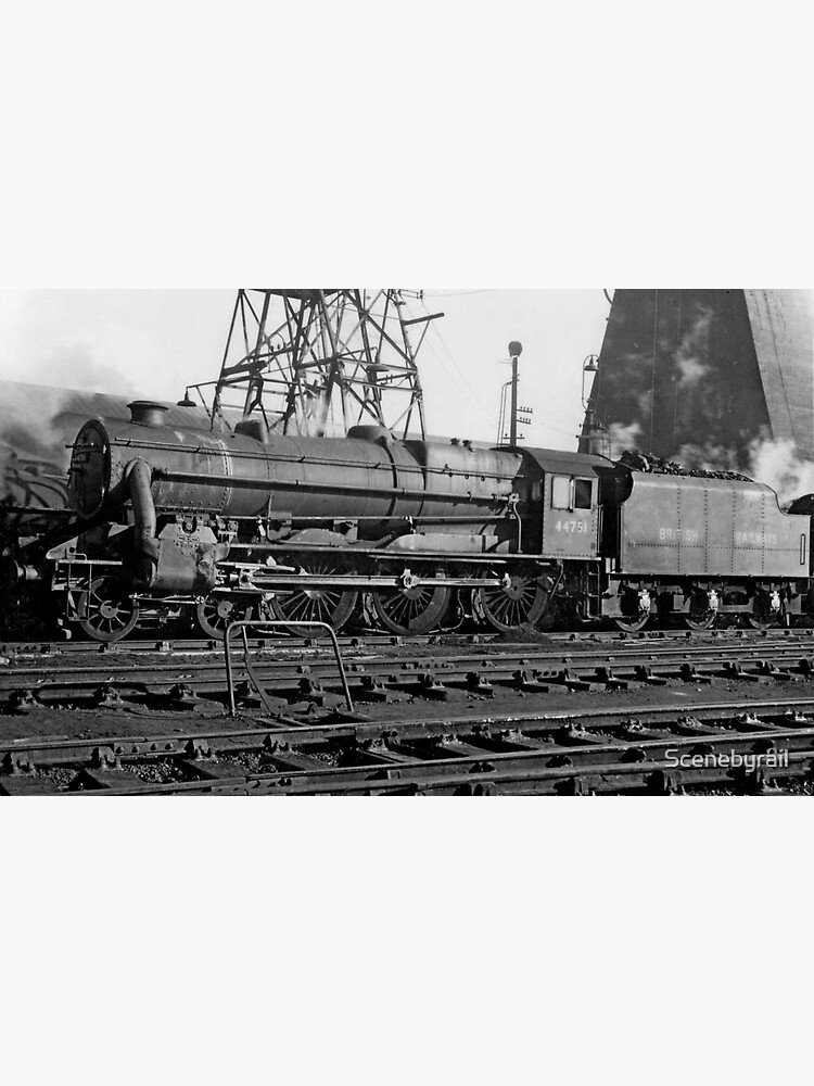 "LMS Black 5 with Caprotti valve gear" Sticker for Sale by Scenebyrail ...