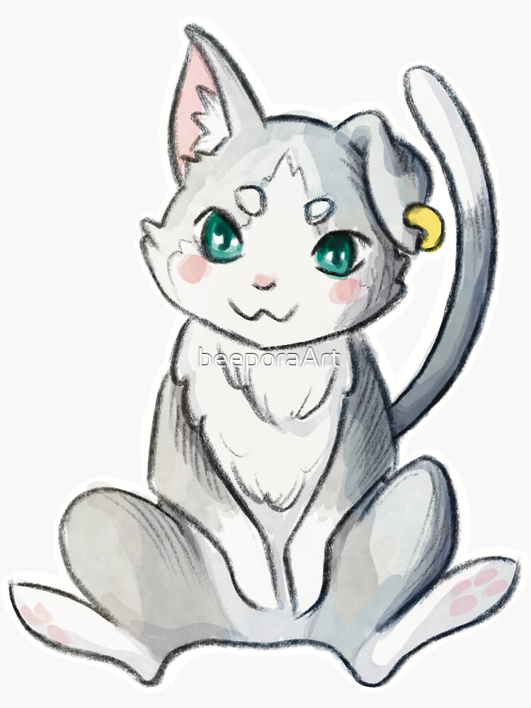 "Great spirit Puck from Re:Zero" Sticker for Sale by beeporaArt | Redbubble