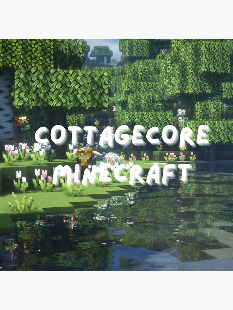 "Cottagecore Minecraft " Sticker for Sale by cherieluna | Redbubble