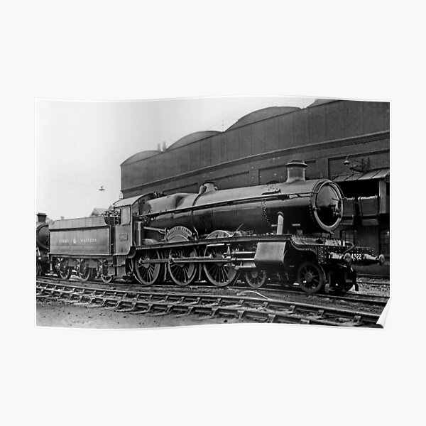 "GWR stream loco 4922 Enville Hall official works photo" Poster by ...
