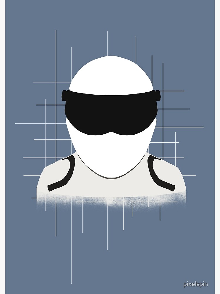 "The Stig" Poster by pixelspin | Redbubble