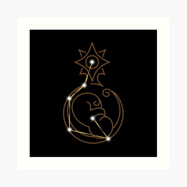 "Albedo Constellation - Genshin Impact" Art Print by trendystall ...