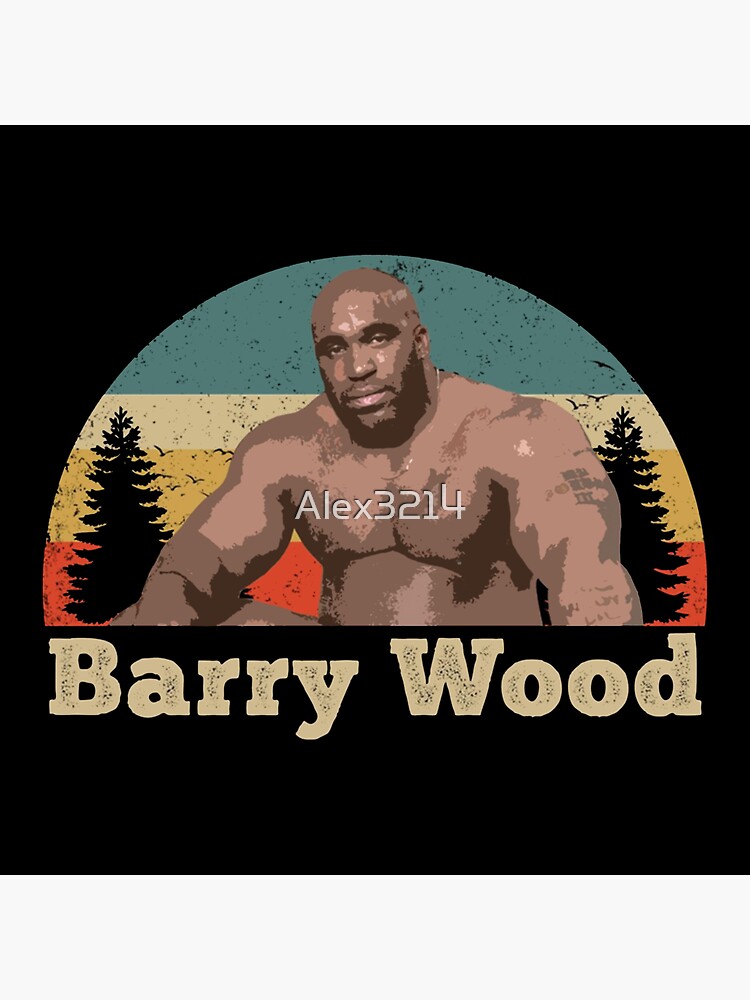 "Barry Wood Sitting in the wood - retro design" Sticker for Sale by ...
