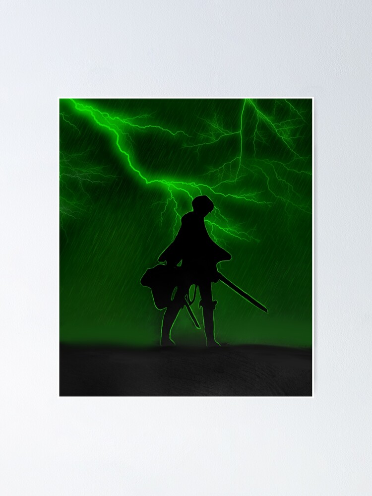 "Captain Levi from attack on titan" Poster for Sale by Teafoxnet1213 ...