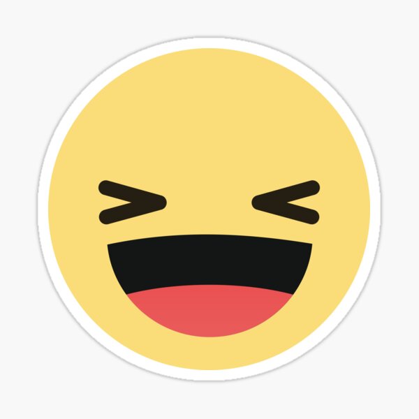 "Emoji Emoticon Haha laugh laughter face" Sticker for Sale by Mxmr ...