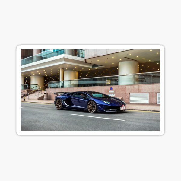 "Aventador SVJ" Sticker for Sale by ricoliu | Redbubble
