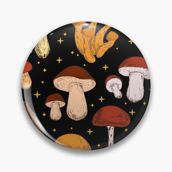 "Mushroom Stars Cottagecore Aesthetic Tarot Mycology Vintage - Trippy ...