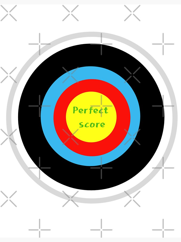 "Perfect score" Sticker by komniru | Redbubble