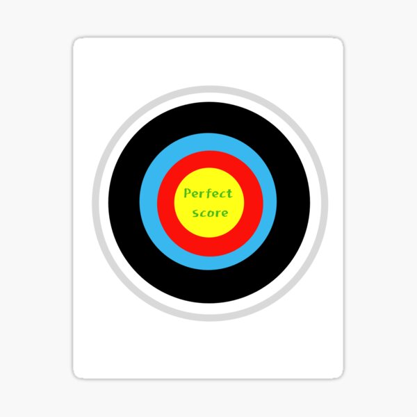 "Perfect score" Sticker by komniru | Redbubble