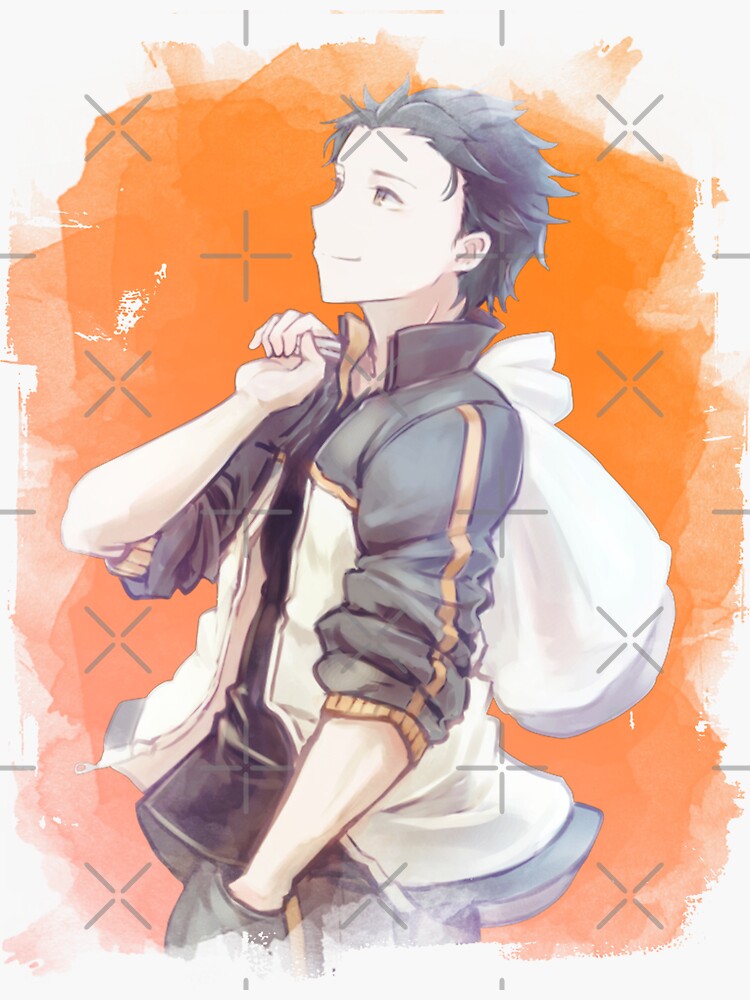 "Subaru Natsuki Zero" Sticker for Sale by WeldoneArt | Redbubble