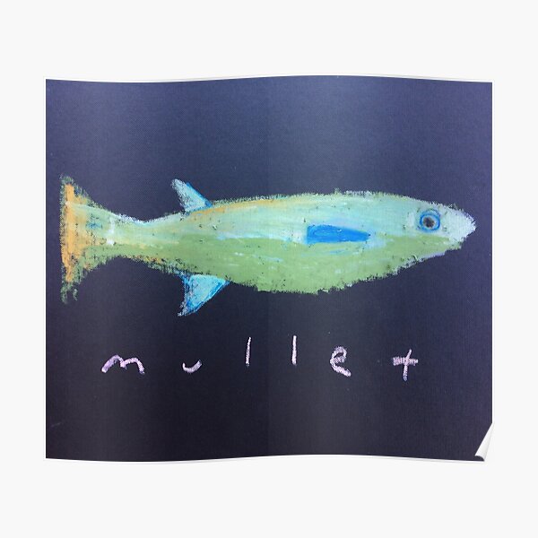 "MULLET" Poster for Sale by ebuoy | Redbubble
