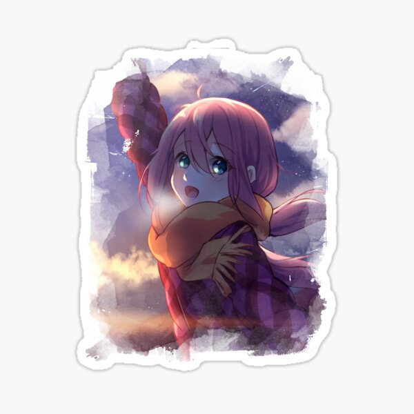 "Nadeshiko Kagamihara Yuru Camp" Sticker for Sale by WeldoneArt | Redbubble