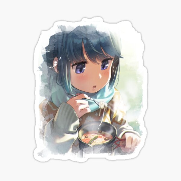 "Rin Shima Yuru Camp" Sticker by WeldoneArt | Redbubble