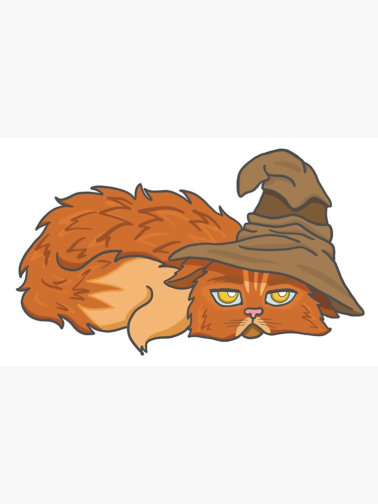 Lámina fotográfica «Gato mágico con sombrero de brujo» de ...