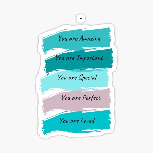 ""You are". inspiring motivational quotes " Sticker for Sale by ...