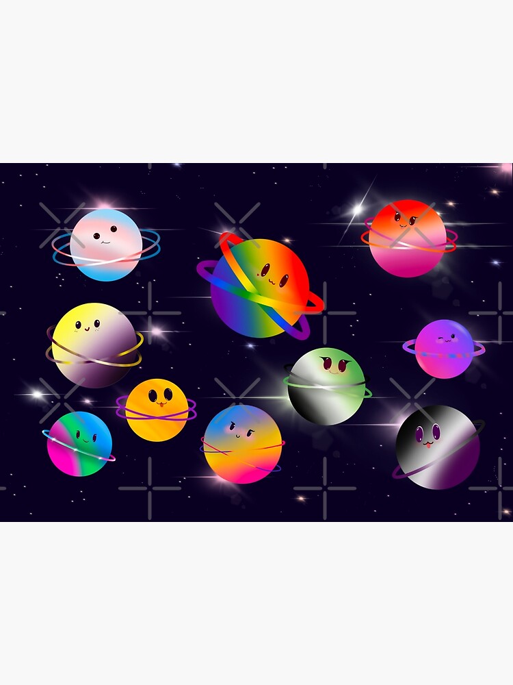 Póster «Sistema solar Pride más grande» de SkyesArtbook | Redbubble