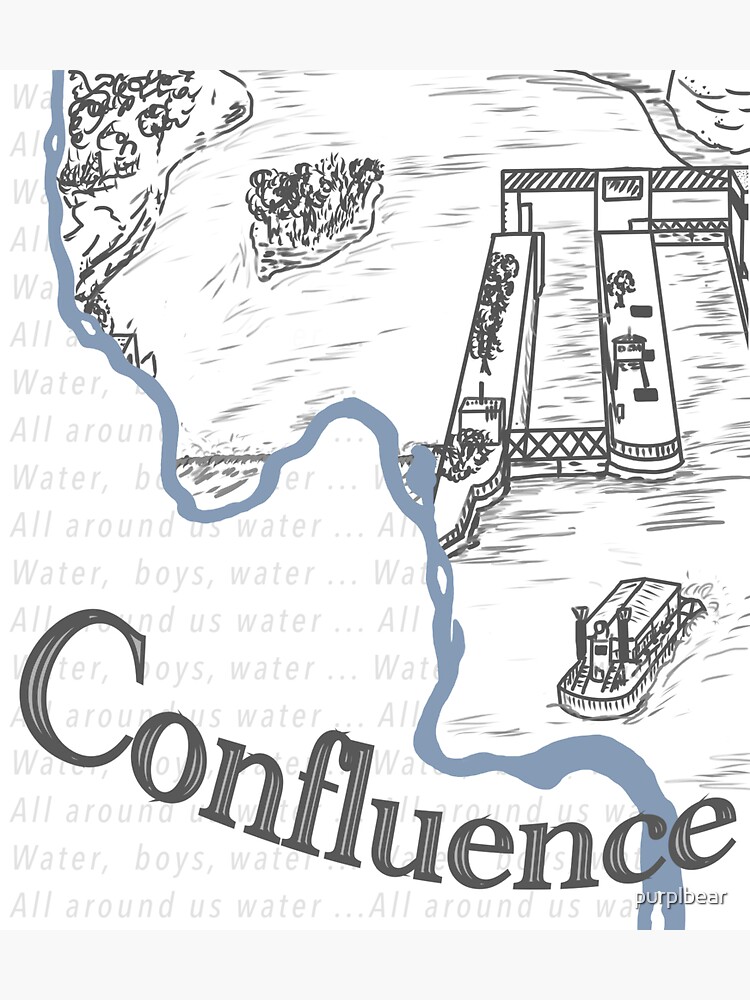 "Copy of Confluence - Sea Shanty (light backgrounds)" Sticker for Sale ...