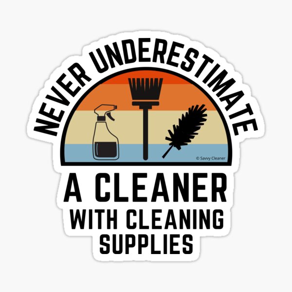 "Cleaner With Cleaning Supplies Spray Bottle Broom Duster Housekeeping ...