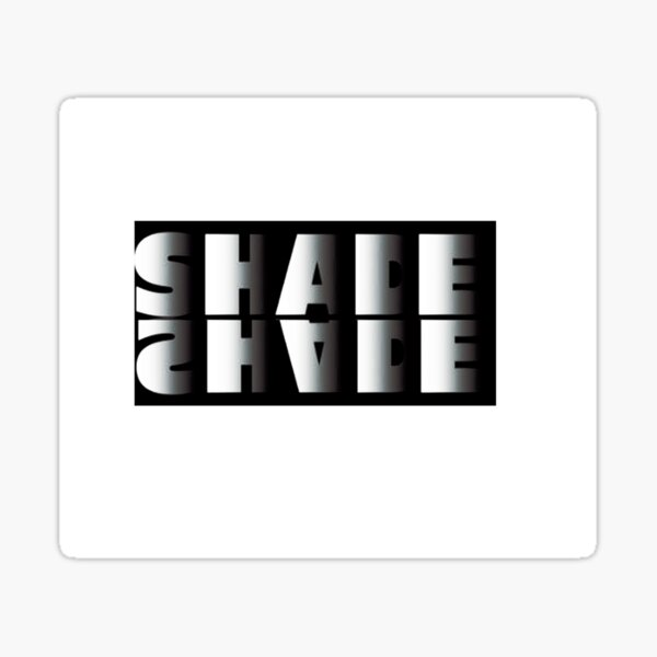 "SHADE " Sticker for Sale by allosaurusmedia | Redbubble