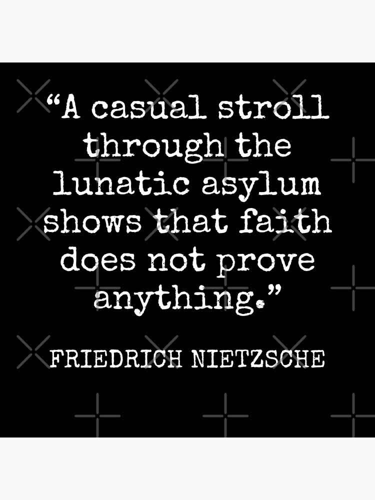 "Friedrich Nietzsche - Ein Spaziergang durch die Irrenanstalt zeigt ...
