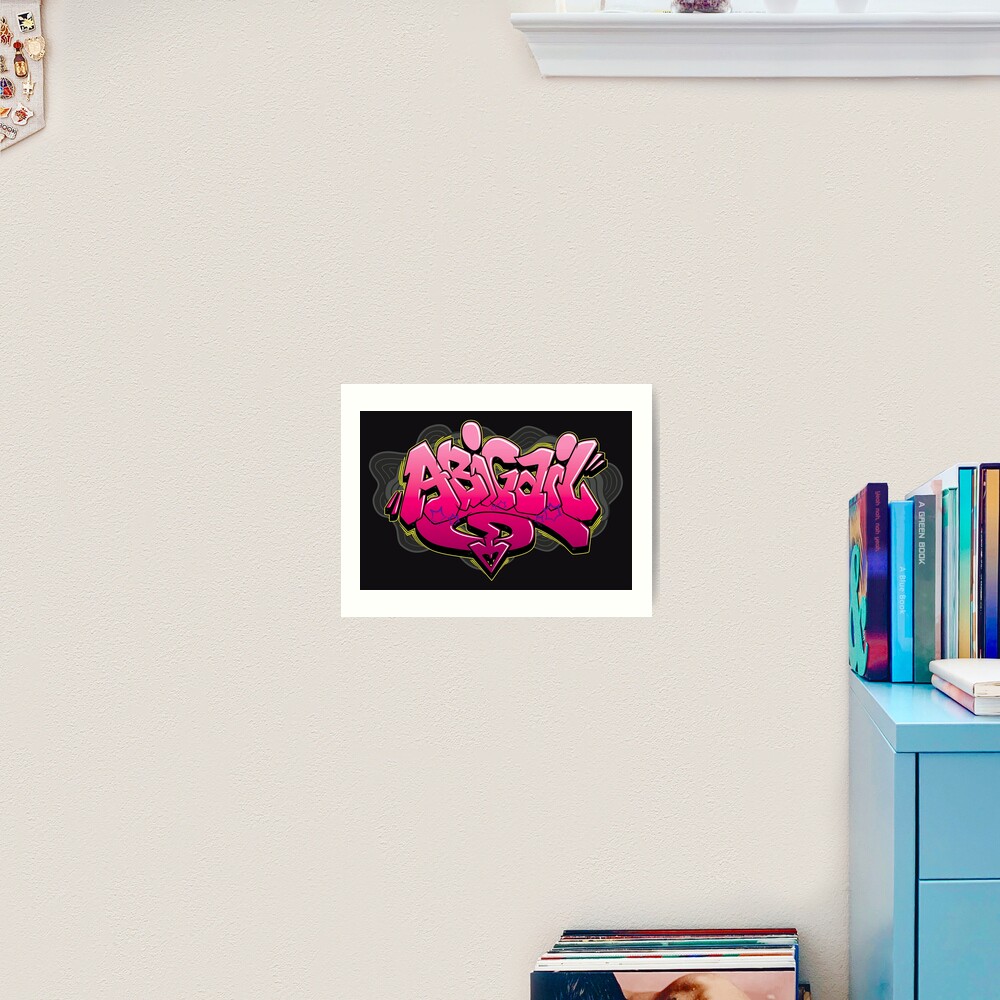 "Abigail Graffiti Name" Art Print by NameGraffiti | Redbubble