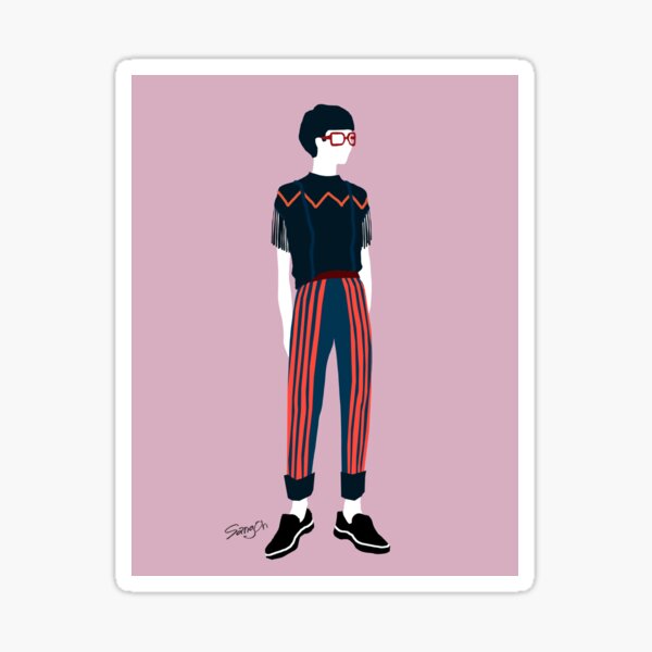 "Cool Funky Fashion Illustration" Sticker for Sale by Illustshop ...