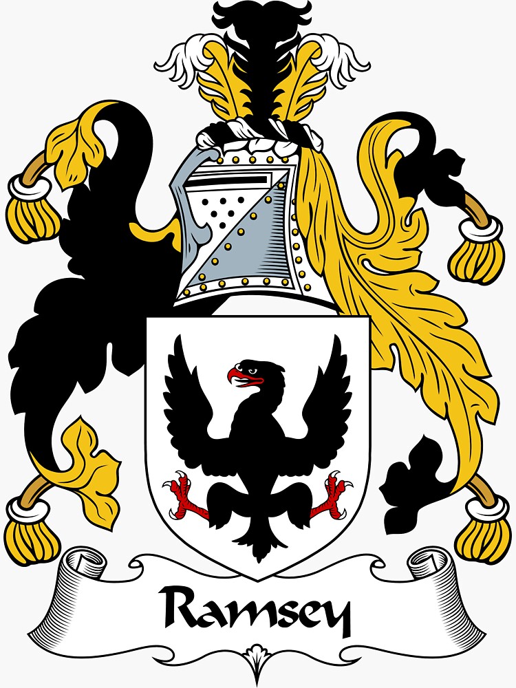 "Ramsey Coat of Arms / Ramsey Family Crest" Sticker for Sale by ...