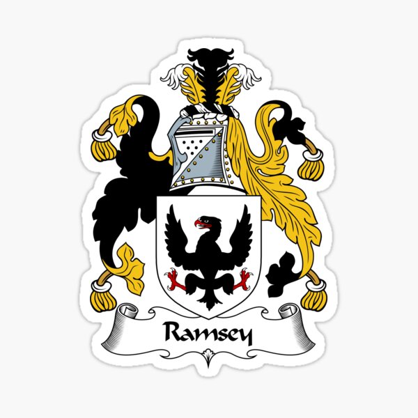 "Ramsey Coat of Arms / Ramsey Family Crest" Sticker for Sale by ...