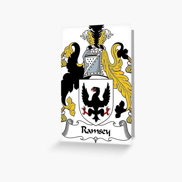 "Ramsey Coat of Arms / Ramsey Family Crest" Greeting Card for Sale by ...