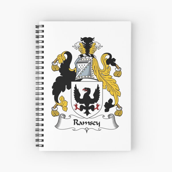 "Ramsey Coat of Arms / Ramsey Family Crest" Spiral Notebook for Sale by ...