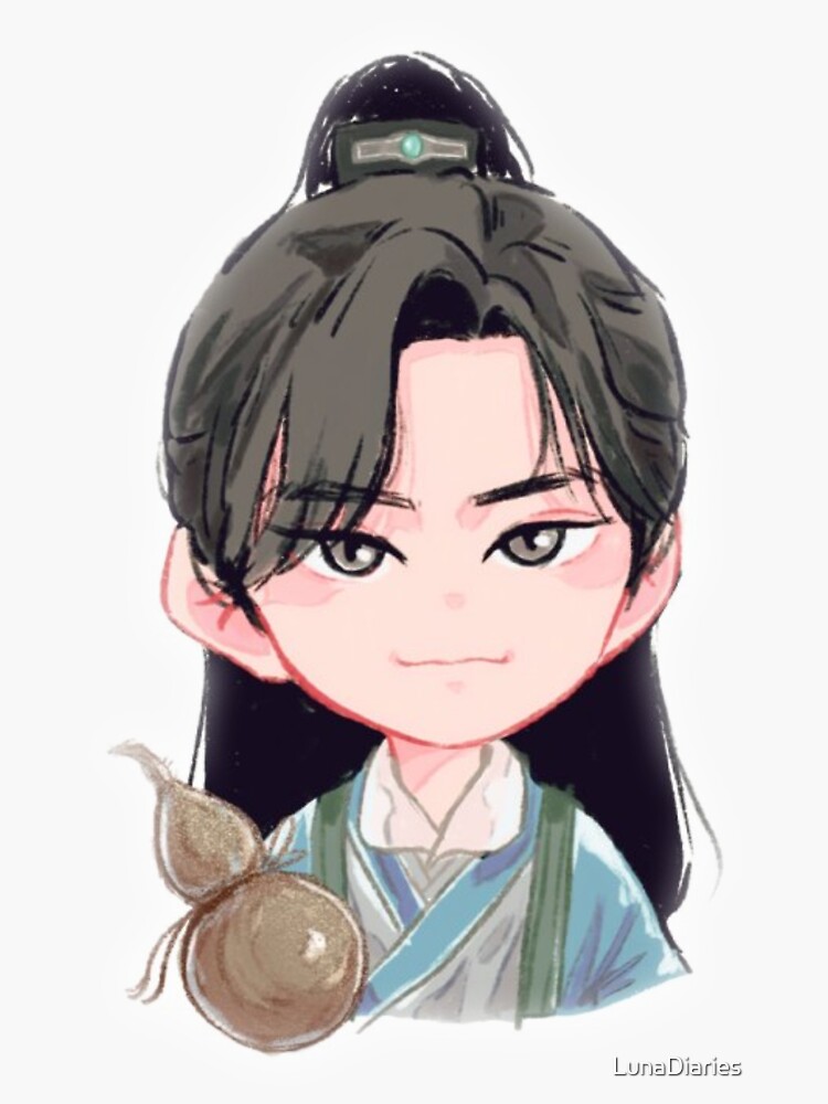 "Zhou Zi Shu" Sticker for Sale by LunaDiaries | Redbubble