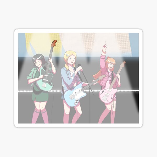 "PPG Rock Band" Sticker for Sale by PastaArt | Redbubble