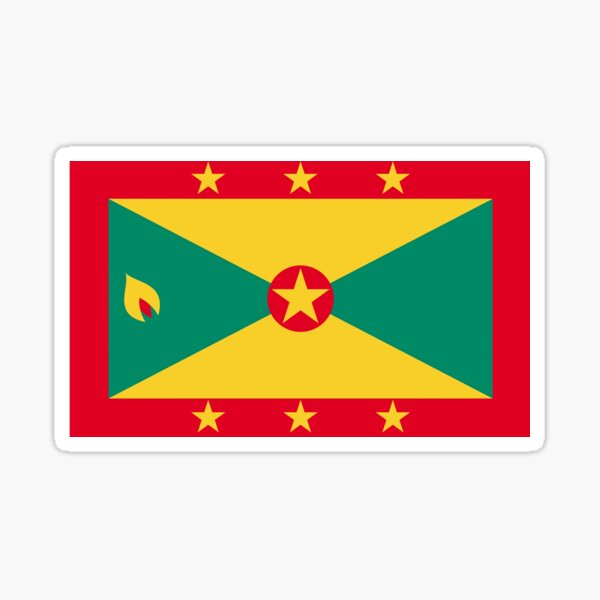 "GRENADA" Sticker for Sale by artisticcharmz | Redbubble