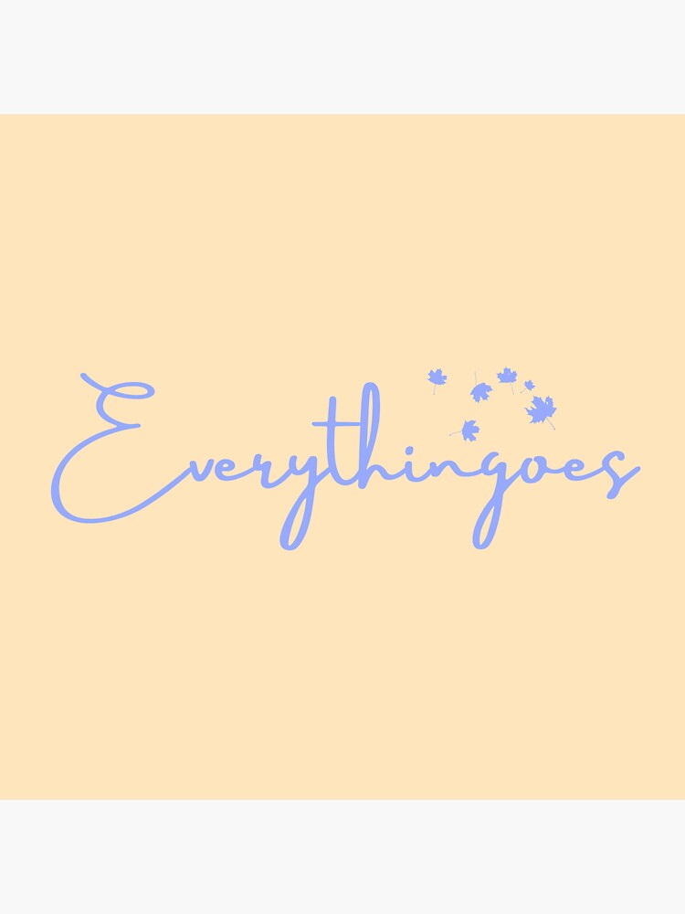 "Everythingoes RM mono yellow" Sticker for Sale by Wildlavander | Redbubble