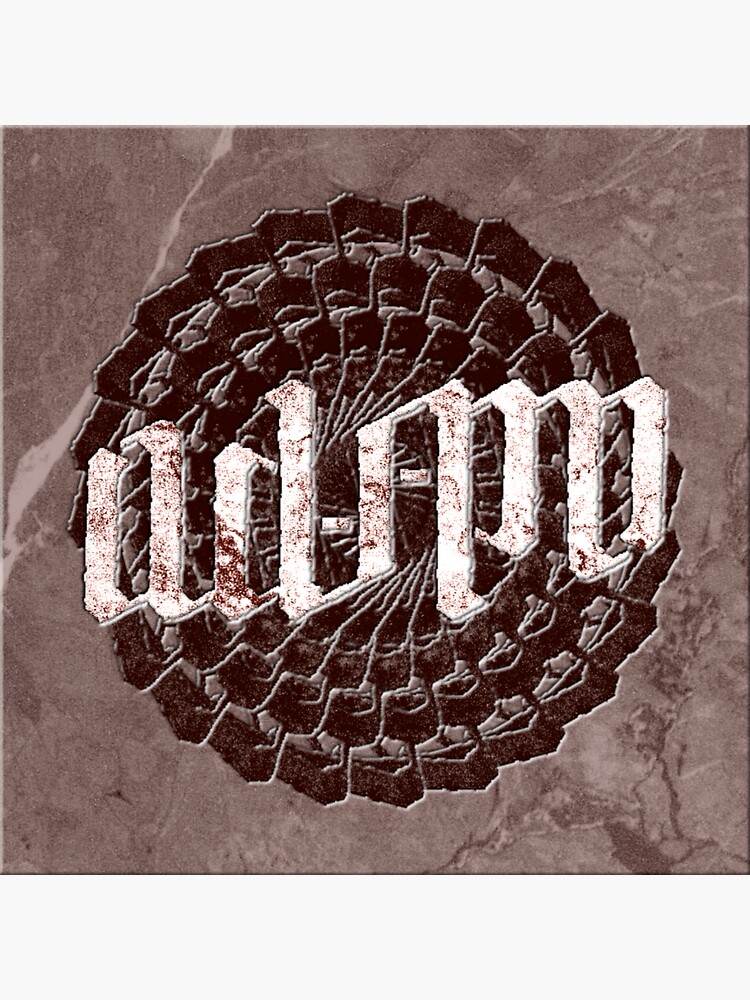 "Adam - Ambigram" Sticker for Sale by paul-aitch-art | Redbubble