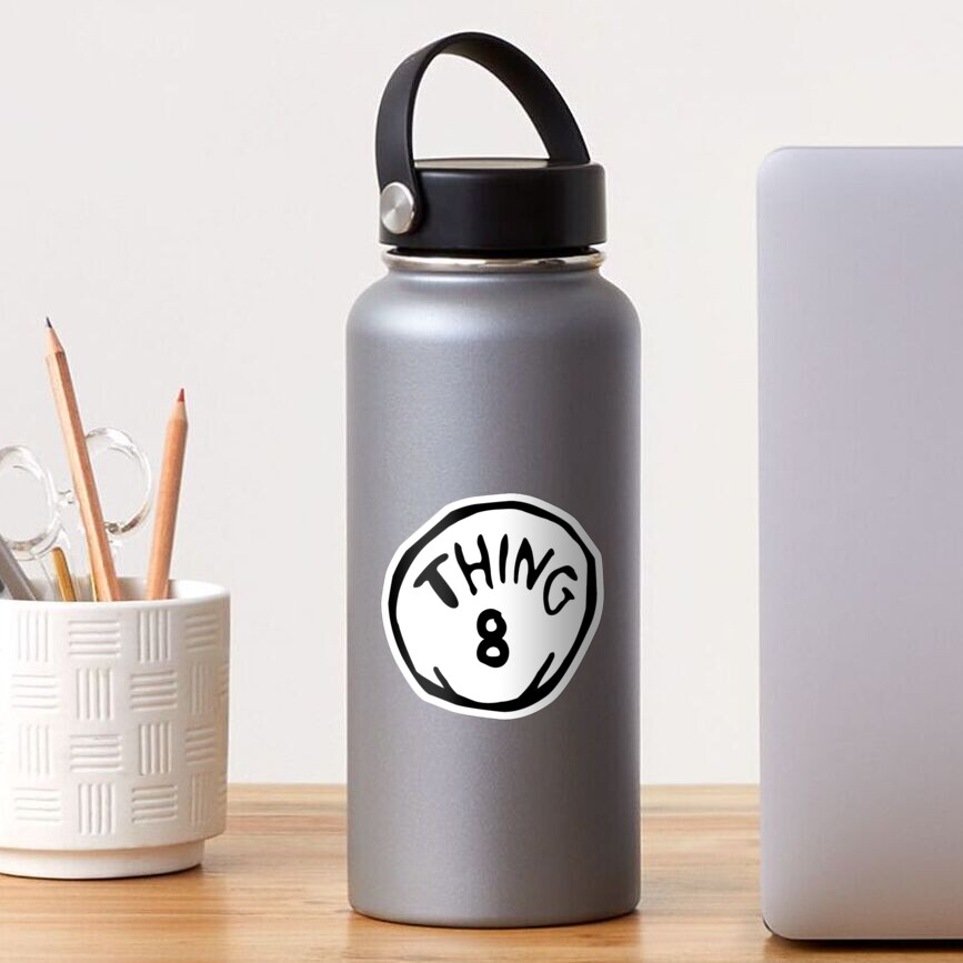"Thing 8" Sticker by NiftyMel | Redbubble