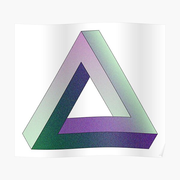 "Triangle Manipulation" Poster by -Corrado | Redbubble