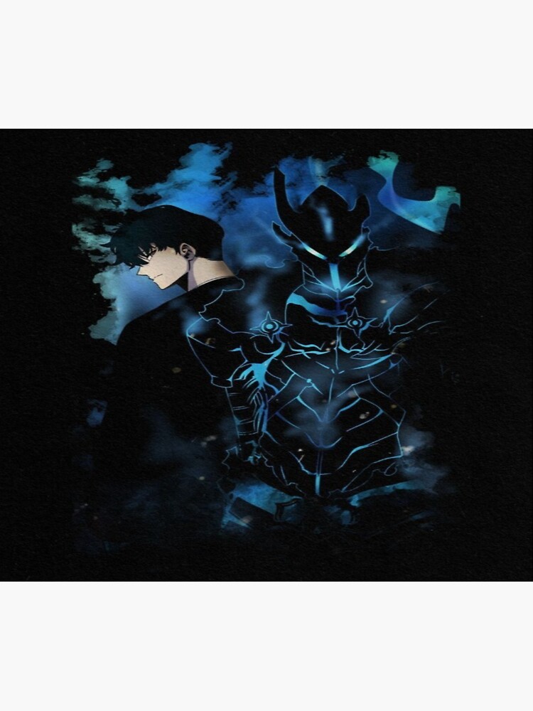 "SOLO LEVELING / JIN WOO AND BERU" Sticker for Sale by Pharaon33 ...