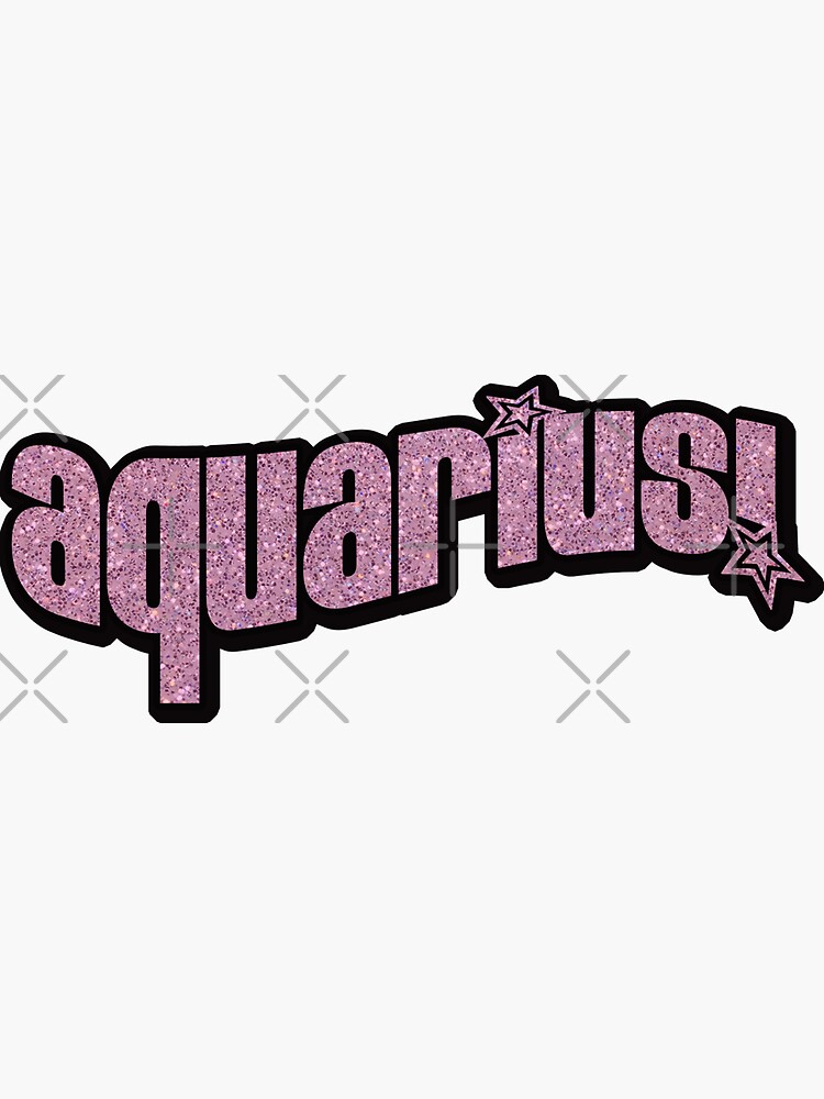 "Aquarius princess" Sticker for Sale by paramourapparel | Redbubble